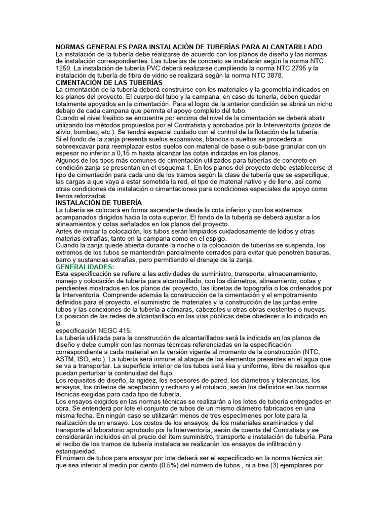 Cap 4 | PDF | Fundación (Ingeniería) | Tubería (transporte de fluidos)