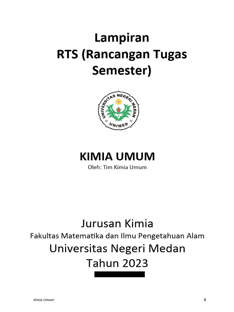 RTS Kimia Umum | PDF