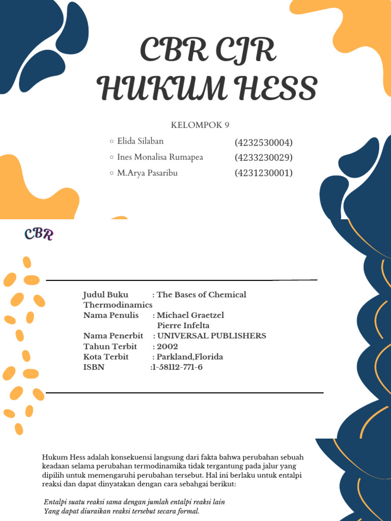 Kel 9 Kimia CBR CJR | PDF | Teknologi & Rekayasa