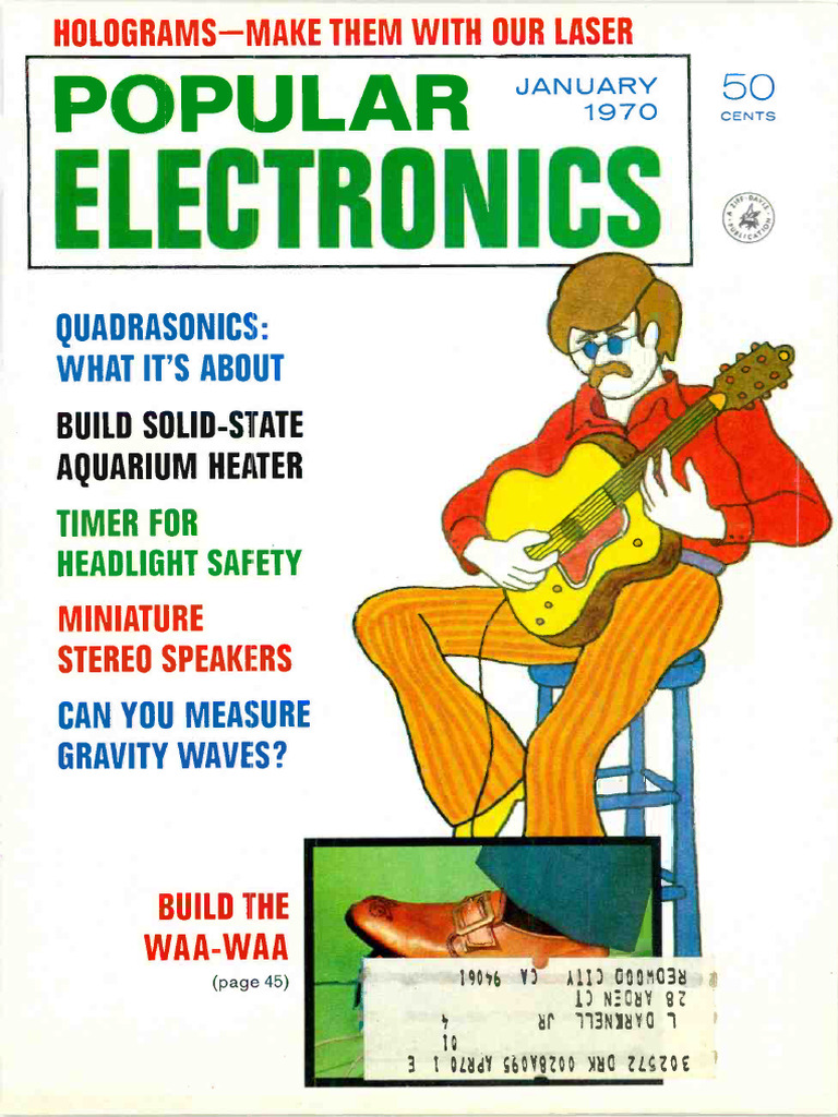 Poptronics 1970 01 | PDF | Loudspeaker | Electronics