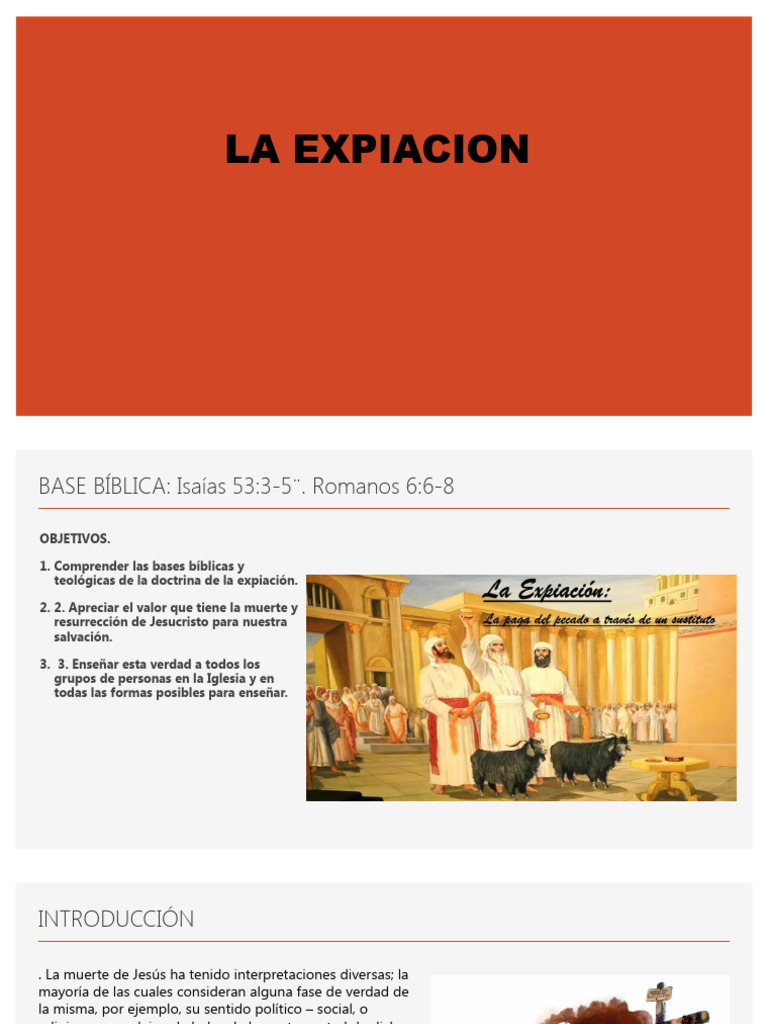 La Expiacion | PDF | Salvación | La resurrección de Jesús