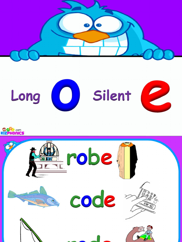 Long O Silent E | PDF
