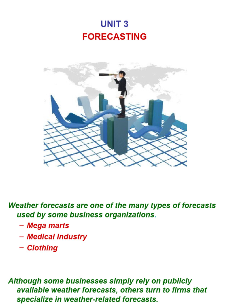 2unit 3 Forecasting | Download Free PDF | Forecasting | Linear Regression