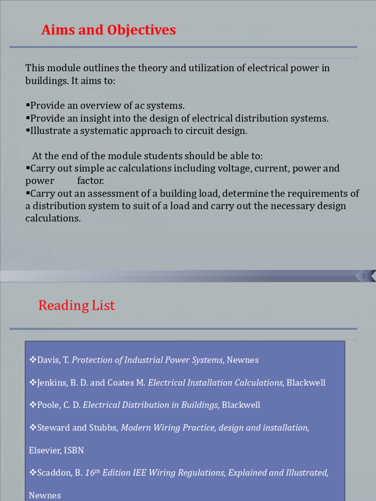 Building Electrical System FM ALL CHAPTERS | PDF | Inductance ...