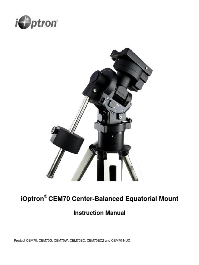 C70 CEM70 Manual | PDF | Astronomy