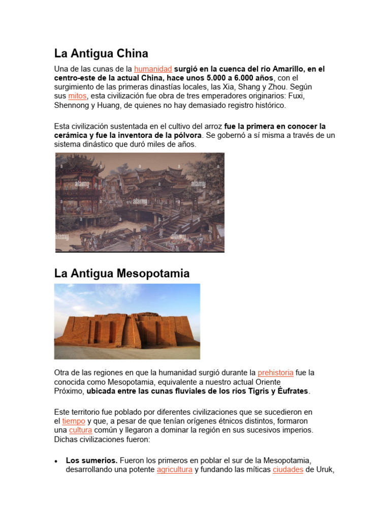 Civilizaciones de La Antiguedad | PDF | Mesopotamia | Imperio aqueménida