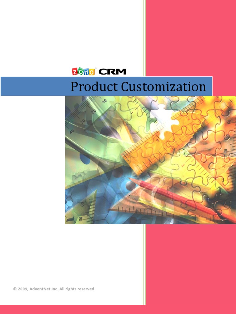 Zohocrm Product Customization 1 Pdf Rounding Customer