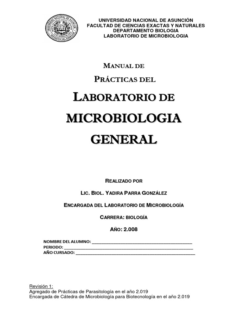 Guia de Practicas de Microbiologia 2do Periodo | PDF | Tinción | Esterilización (Microbiología)