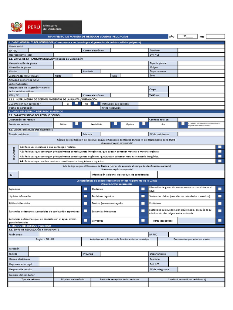 Formato MRSP | PDF | Residuos | Naturaleza