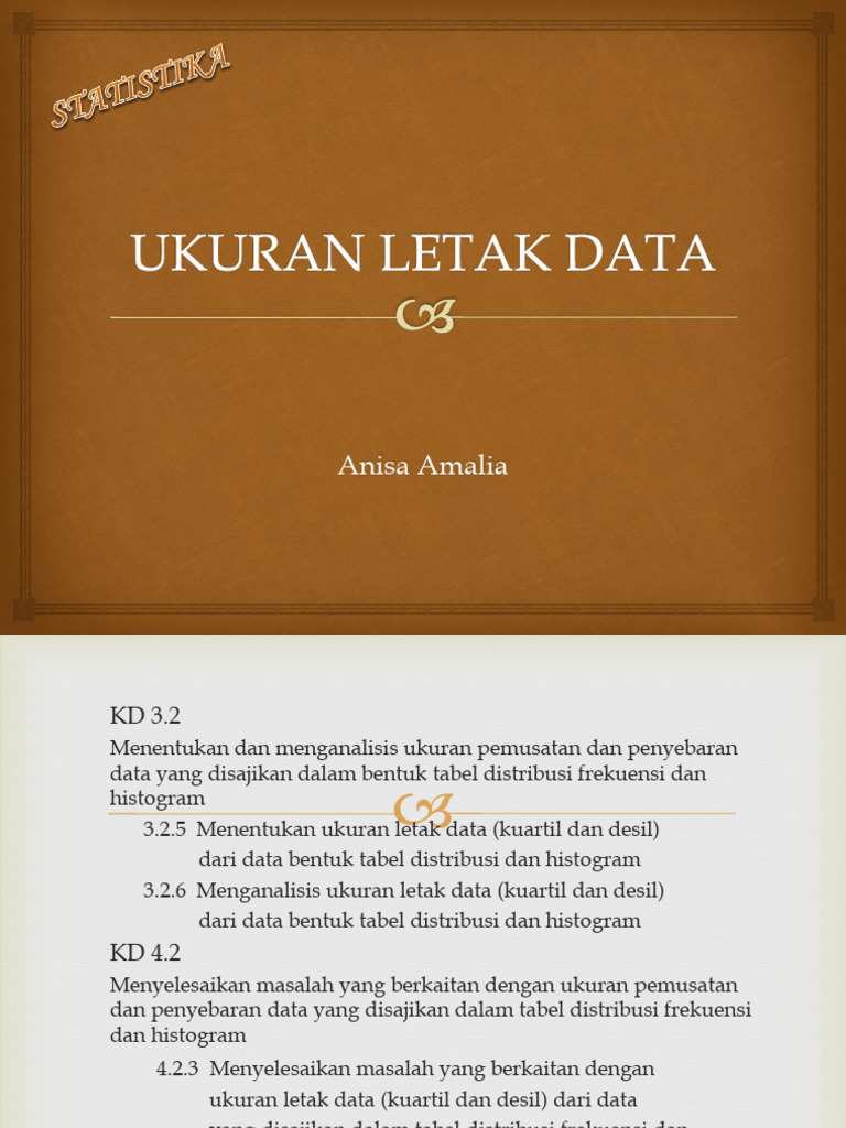 Ukuran Letak Data | PDF