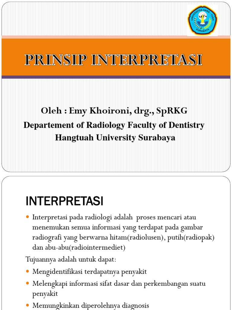 Interpretasi Radiografi Gigi Bitewing | PDF