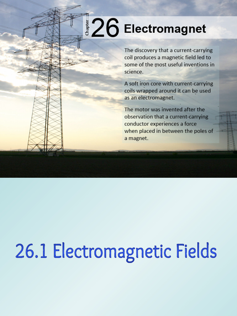 Chapter 26 Electromagnetism | PDF | Electromagnetic Induction | Transformer