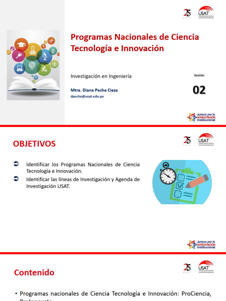 S2. Programa Nacionales CTI. | PDF | Business | Desarrollo sostenible