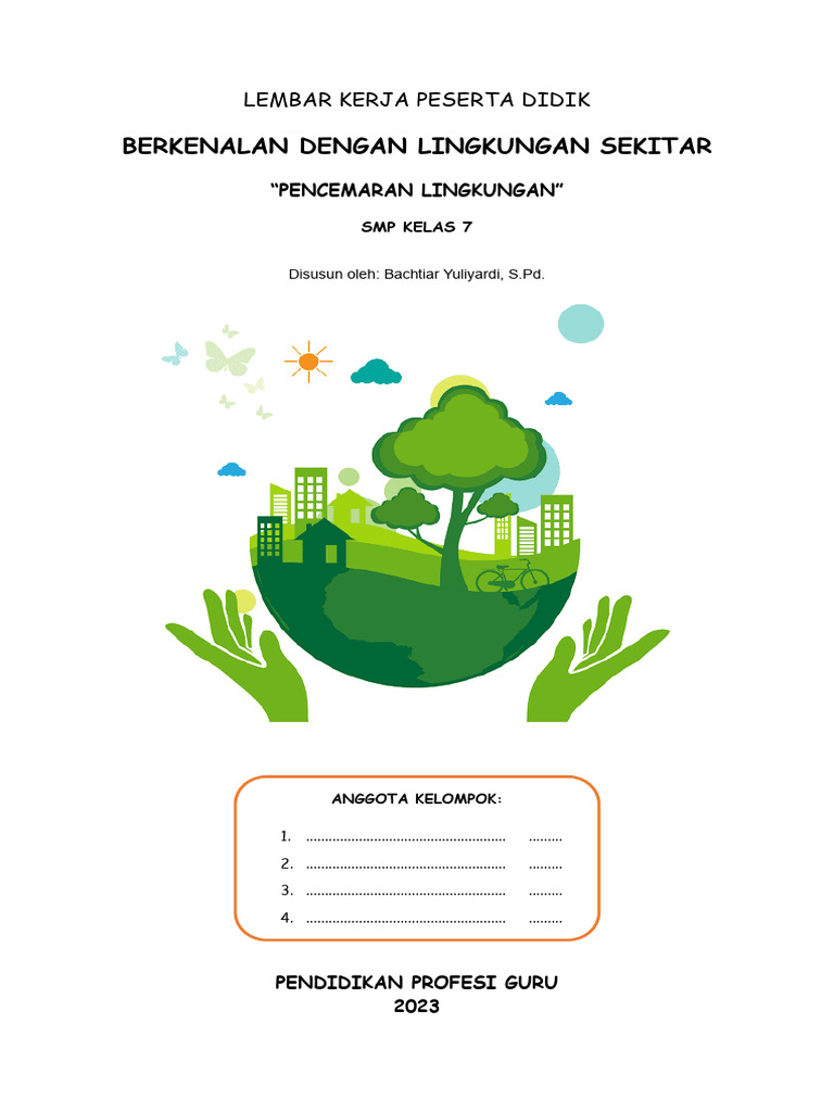 LKPD Modul Pencemaran Lingkungan | PDF | Kesehatan Holistik