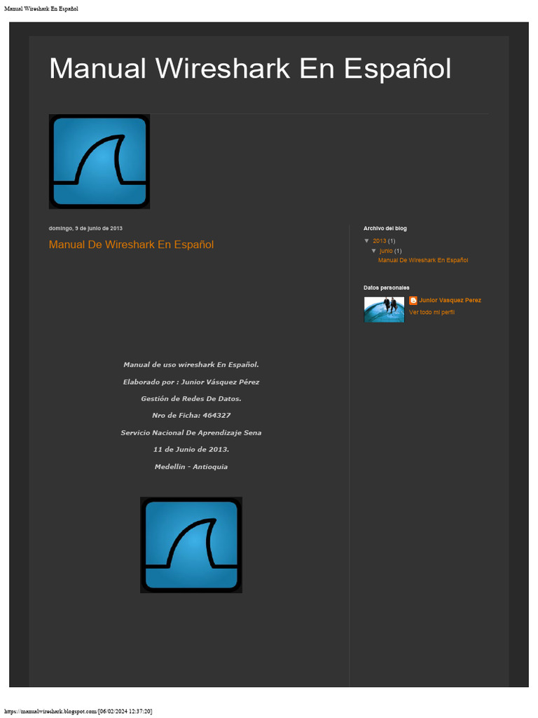 Manual Completo de Wireshark en Español | PDF | Archivo de computadora ...