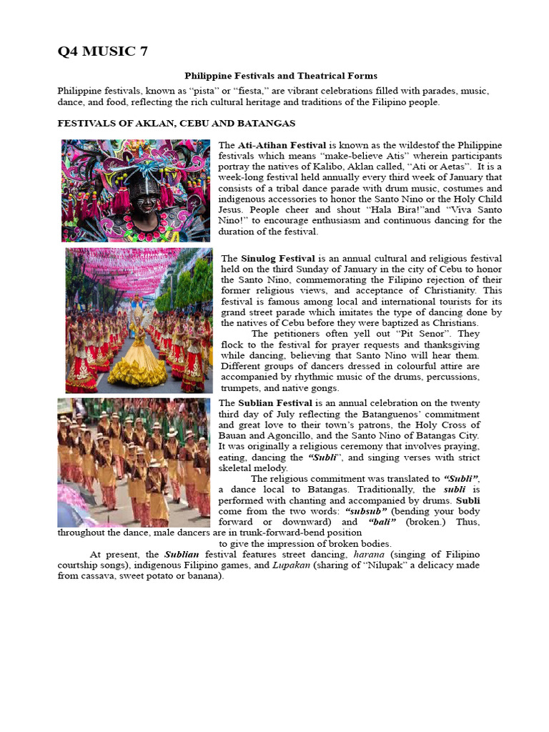 Q4 Music Lecture 24 WK 1 2 | PDF | Cebu