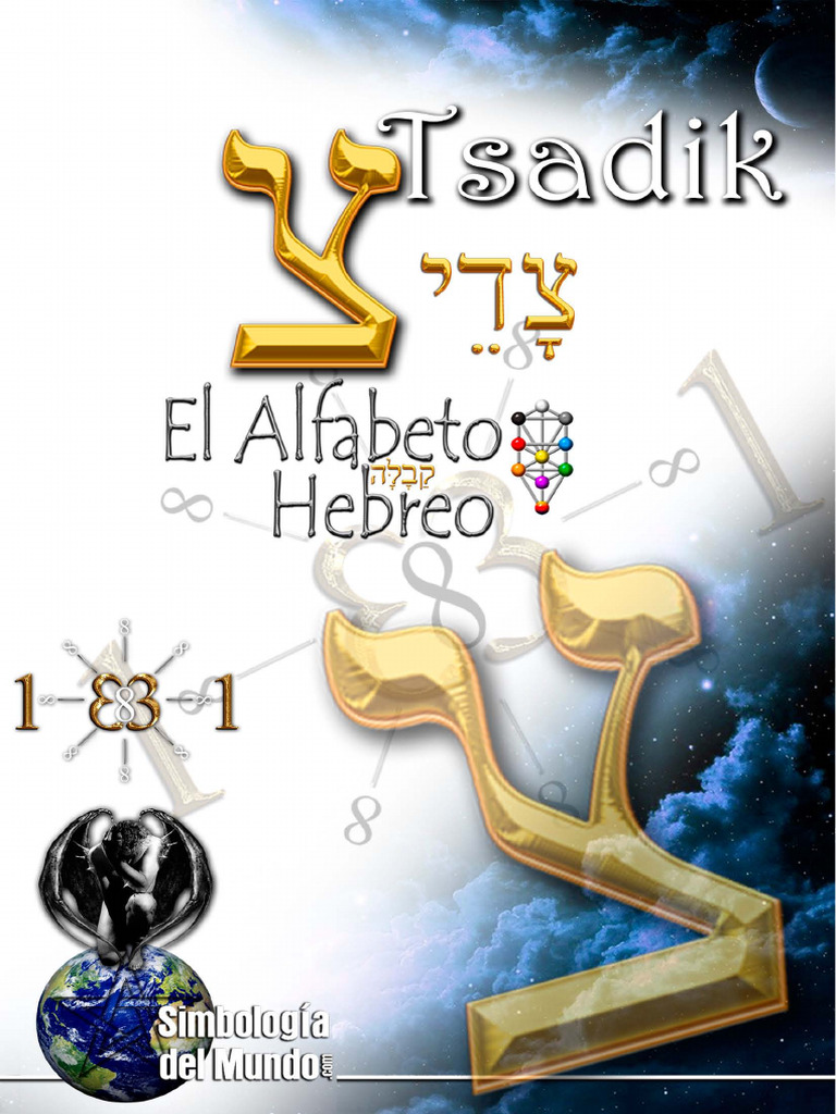 Significado de la letra Tsadi en hebreo | PDF | Tarot | Arcanos Mayores