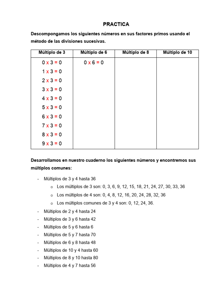 PRACTICA | PDF | Matemática Elemental | Aritmética