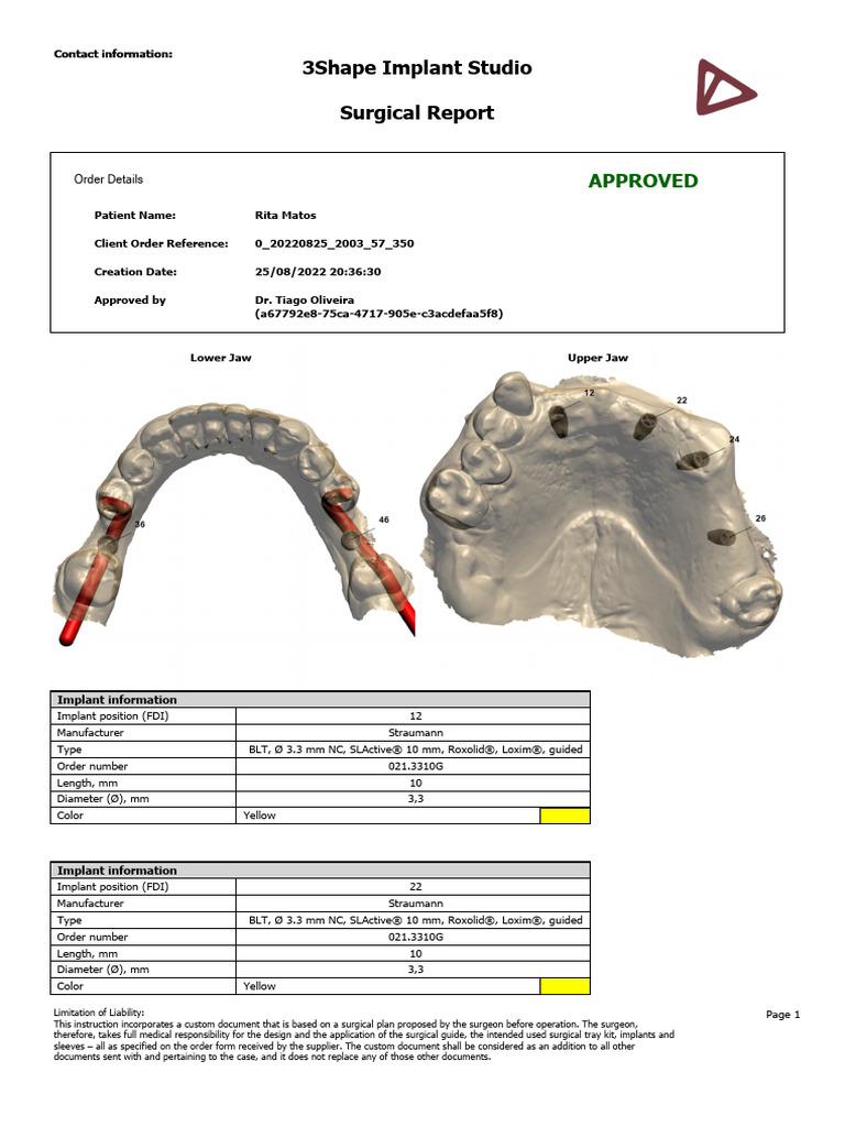 Surgical Report | PDF | Surgery