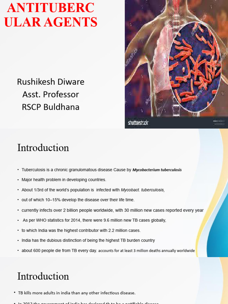Antitubercular Agents | PDF | Tuberculosis | Mycobacterium