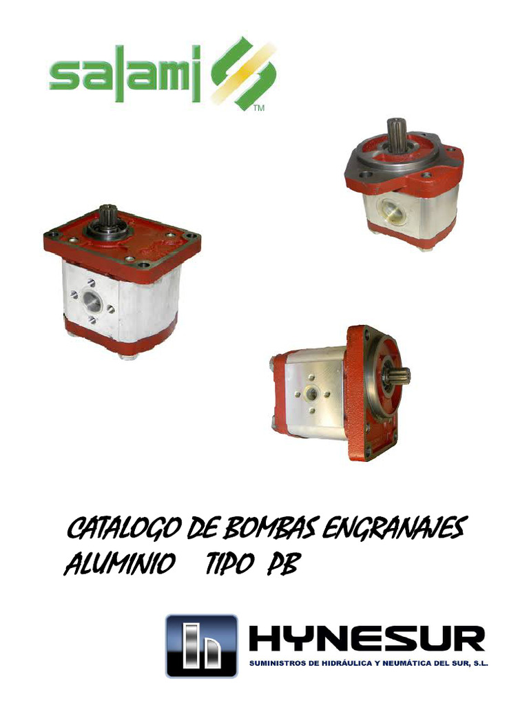 Salami VD8A Gear Pumps Catalog | PDF | Pump | Gear