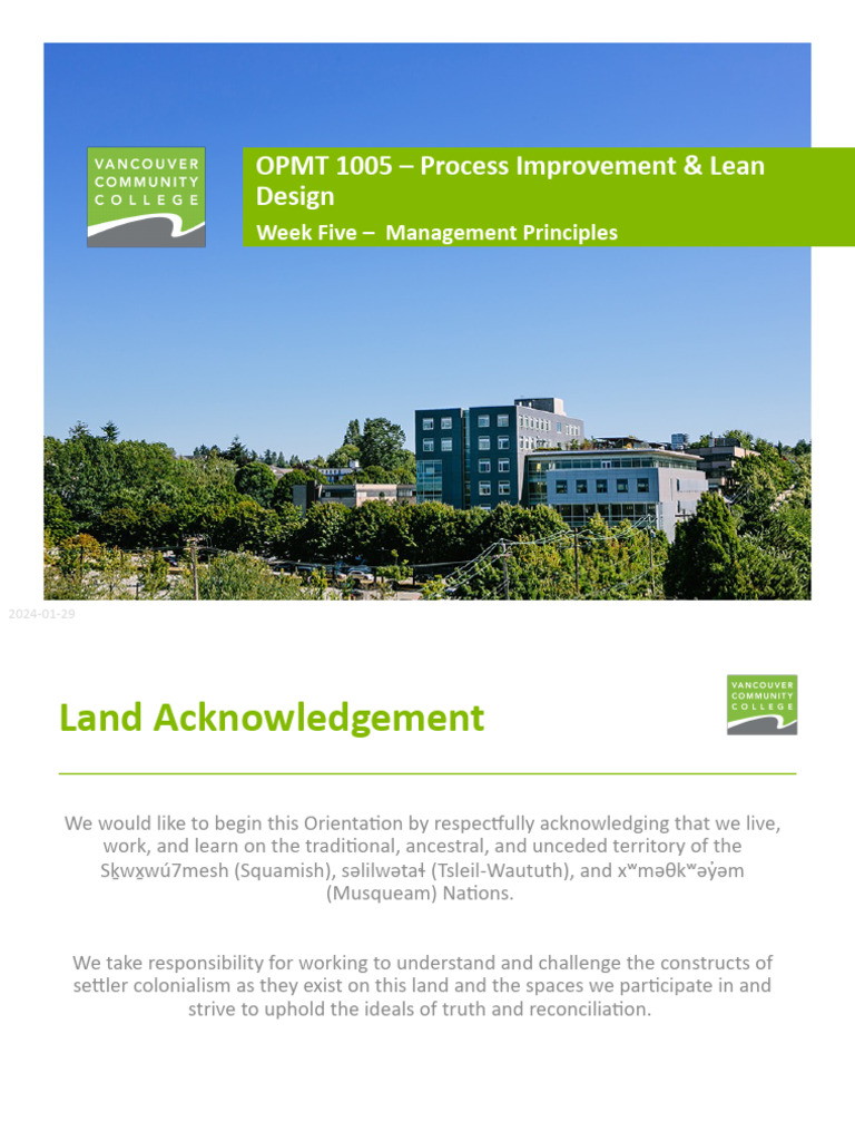 OPMT 1005 - Week Five - Management Principles | PDF | Strategic ...