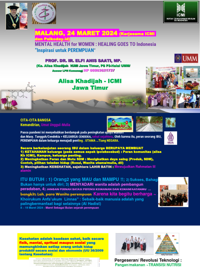 Elfi - Inspiratif ICMI Alisa MLG Maret 2024 | PDF