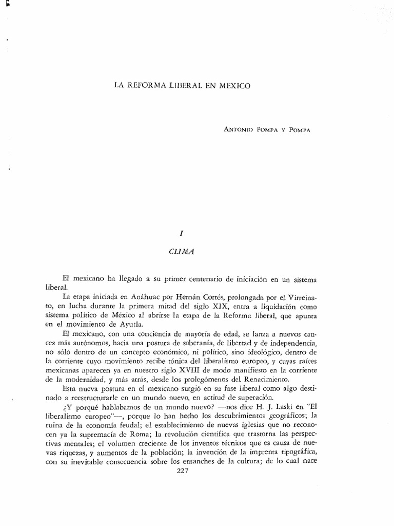 Admin,+08+La+Reforma+Liberal+en+México+227 248 | PDF | México ...