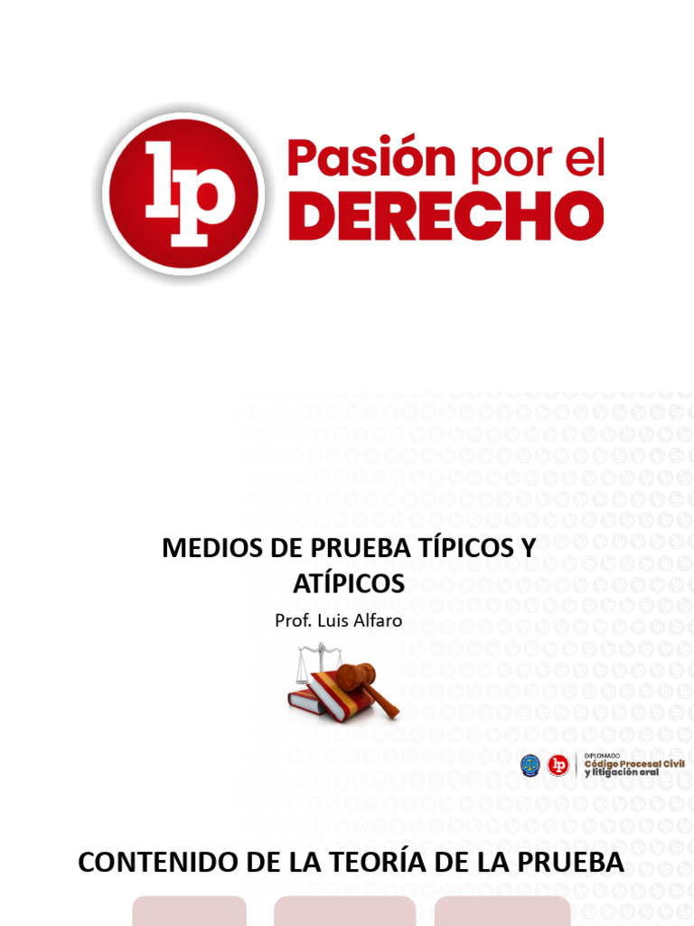 Medios Probatorios Tipicos y Atípicos | PDF | Testigo experto
