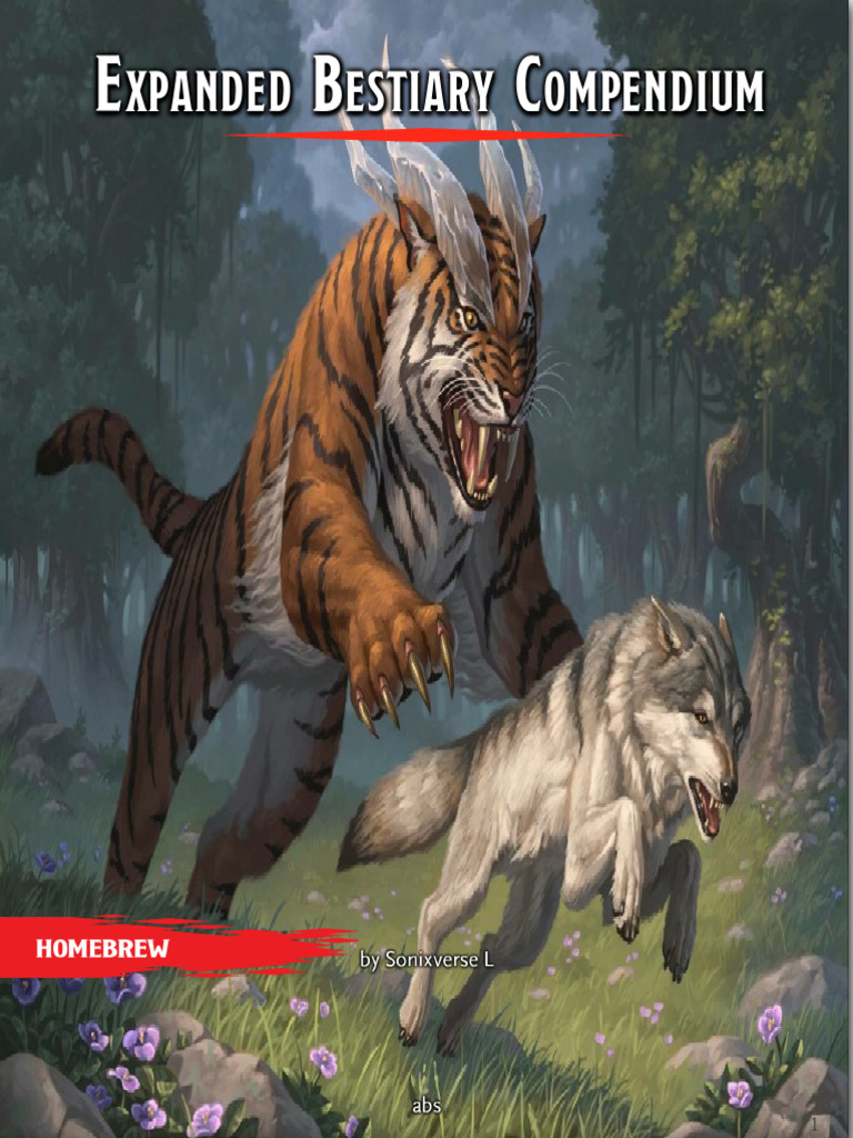 Expanded Land Bestiary Compendium - GM Binder | PDF | Elephant | Predation