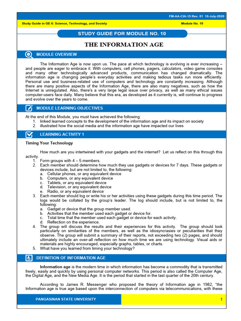 Study Guide 10 2023 | PDF | Social Media | Popular Culture & Media Studies