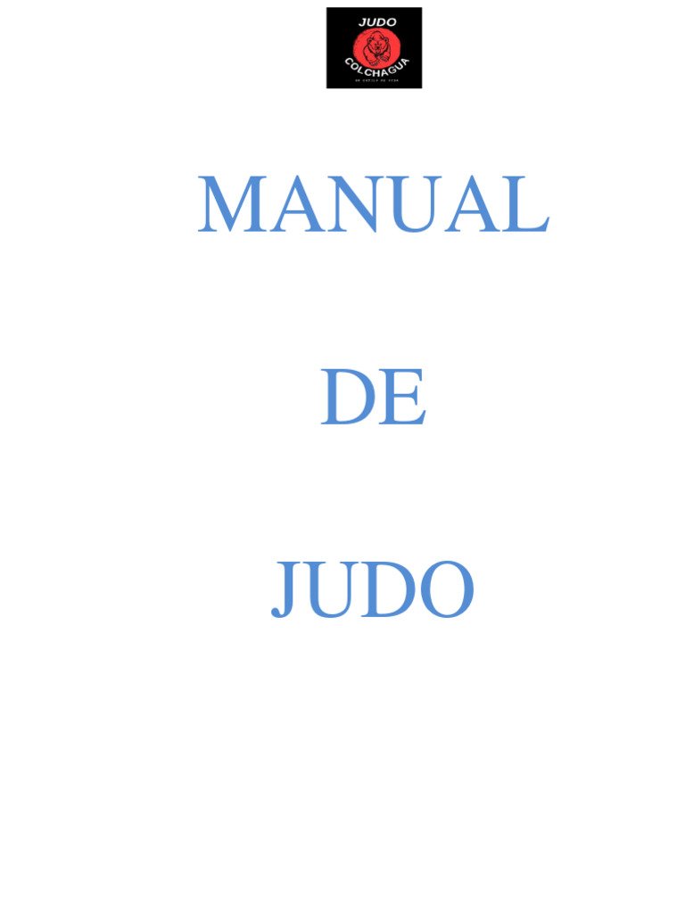 Manual de Judo: Fundamentos y Técnicas | PDF | Judo | Artes marciales ...