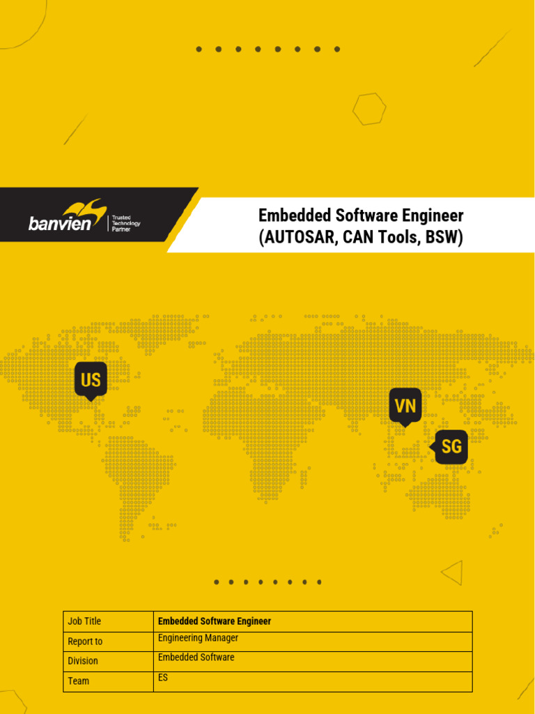 Embedded Software Engineer Job Opening | PDF | Embedded System | Software