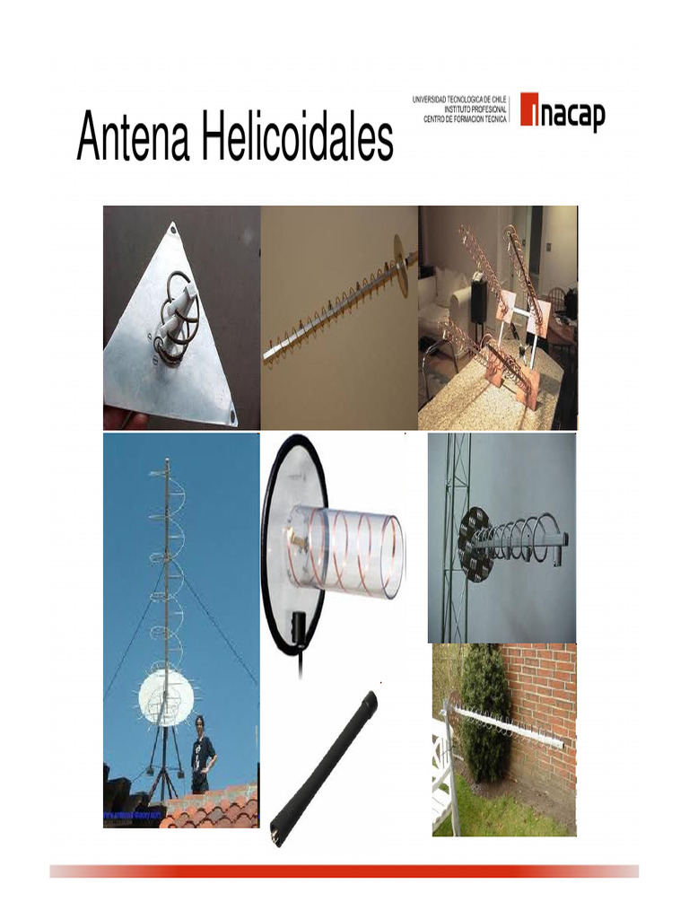 Antenas Helicoidales: Tipos y Usos | PDF | Antena (Radio ...