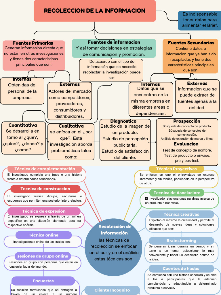 Mapa Conceptual- conceptualización de las fuentes de información de la ...
