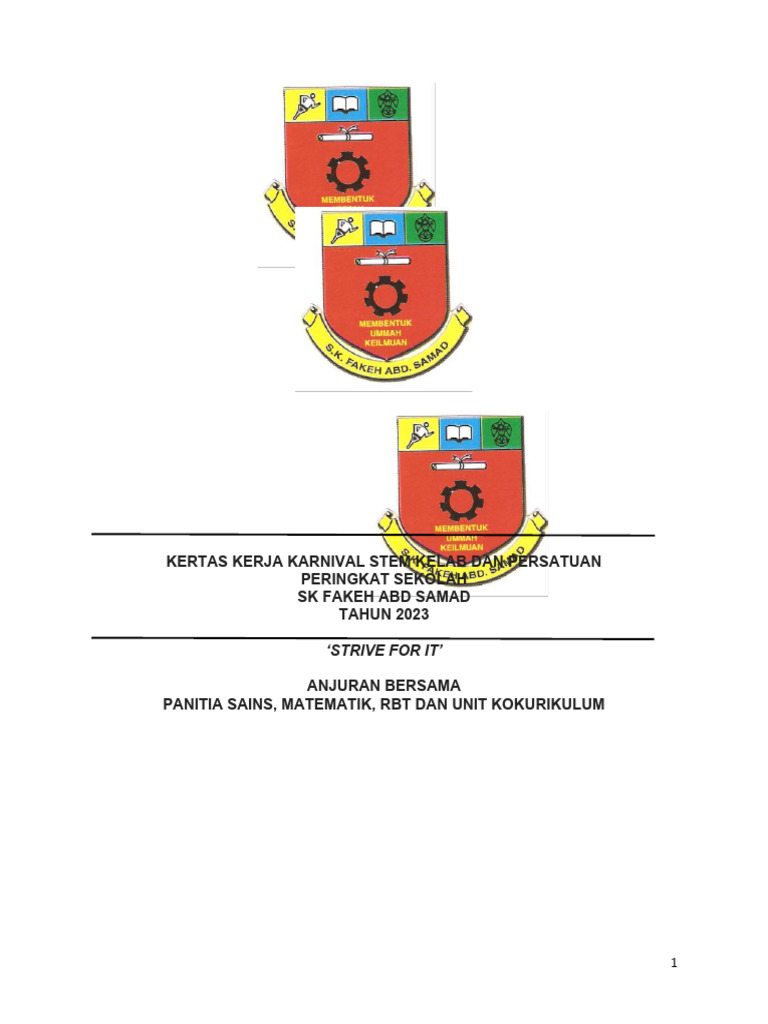Kertas - Kerja - Stem 2023 | PDF