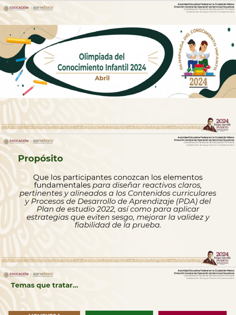 Present Zona OCI - 2024 - SESION D3 | PDF | Evaluación | México