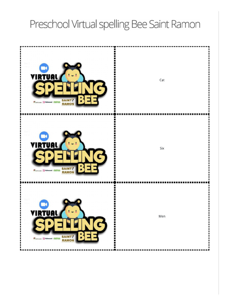 Spelling Bee | PDF