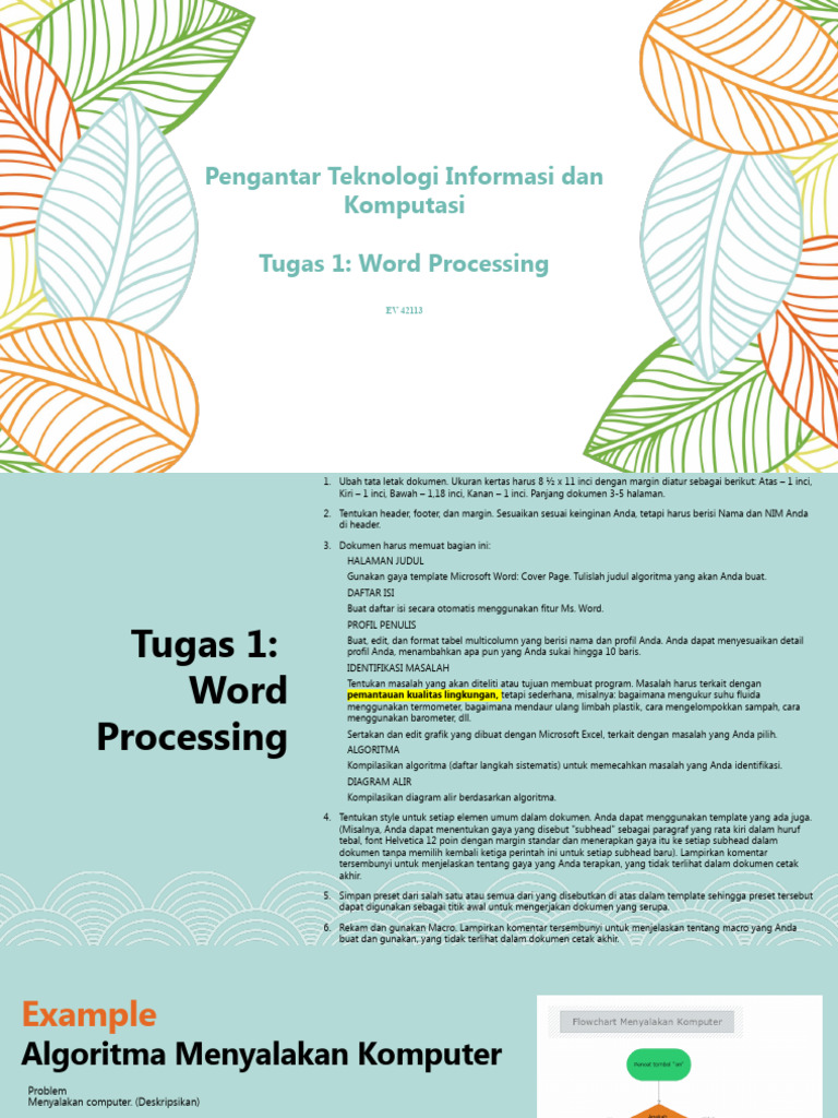 Tugas Word Processing IT | PDF