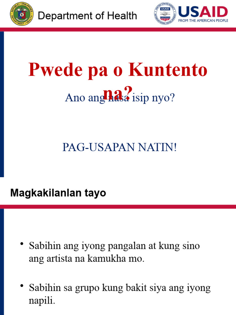 Usapang Pwede Pa AND Kuntento Na | PDF
