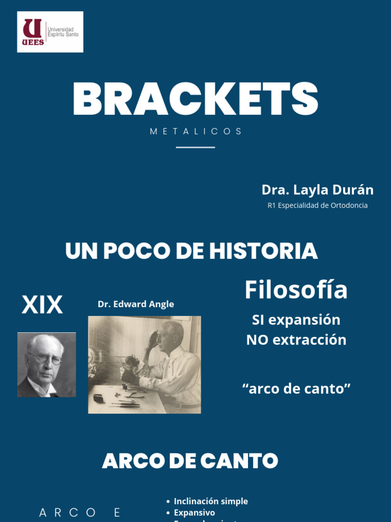 Brackets | PDF | Ortodoncia | Ramas de Odontología