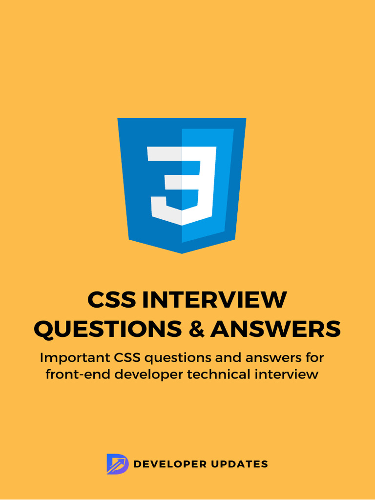 CSS Interview Questions and Answers | PDF | Html Element | Html