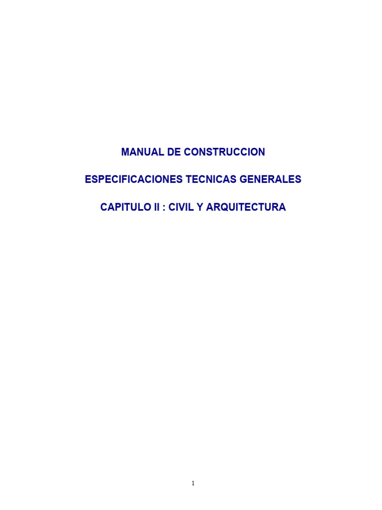 Manual de Construccion | PDF | Hormigón | Deforestación