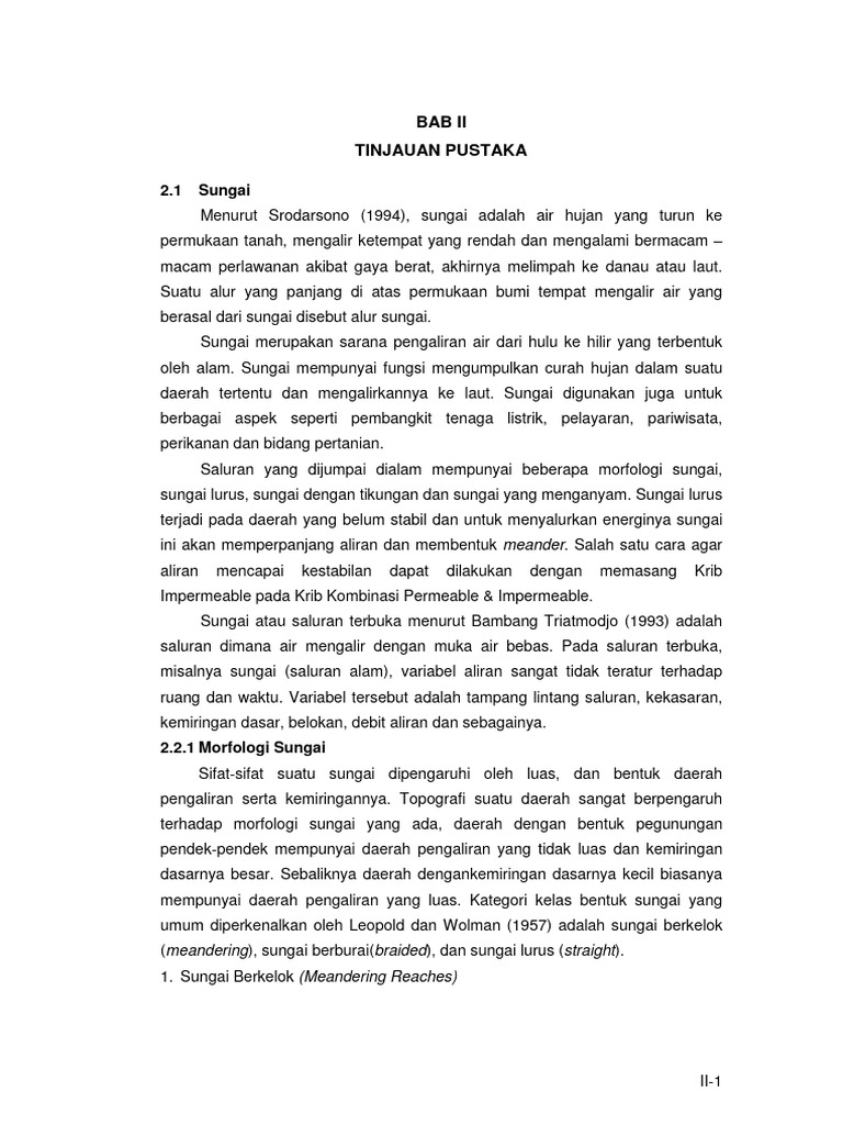 3 Tipe Morfo Sungai | PDF