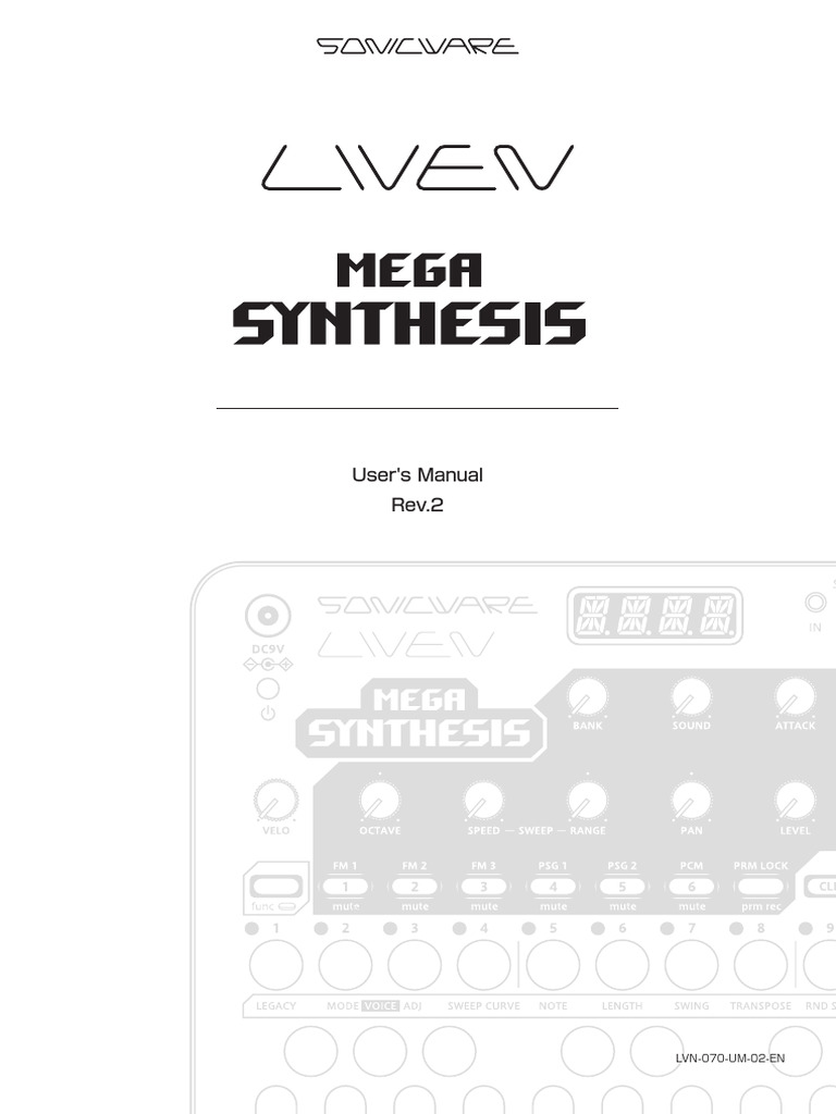 MEGA-SYNTHESIS Manual en r2 | PDF | Synthesizer | Frequency Modulation