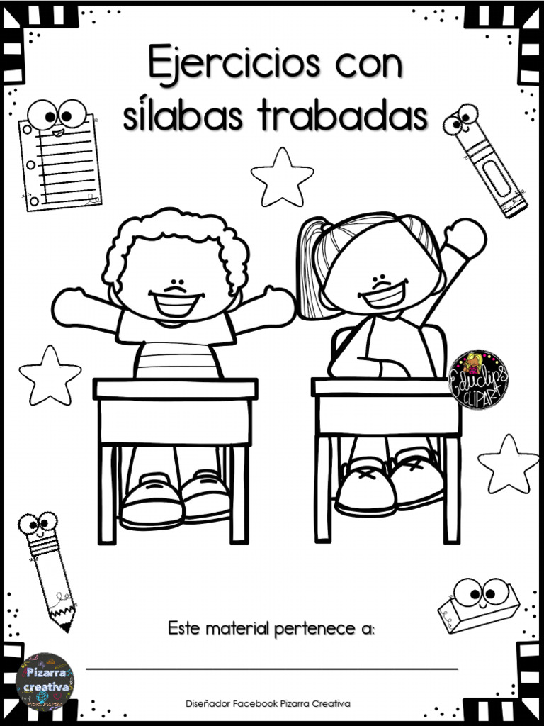 Ejercicios de sílabas trabadas para niños | PDF | Artes del Lenguaje y ...