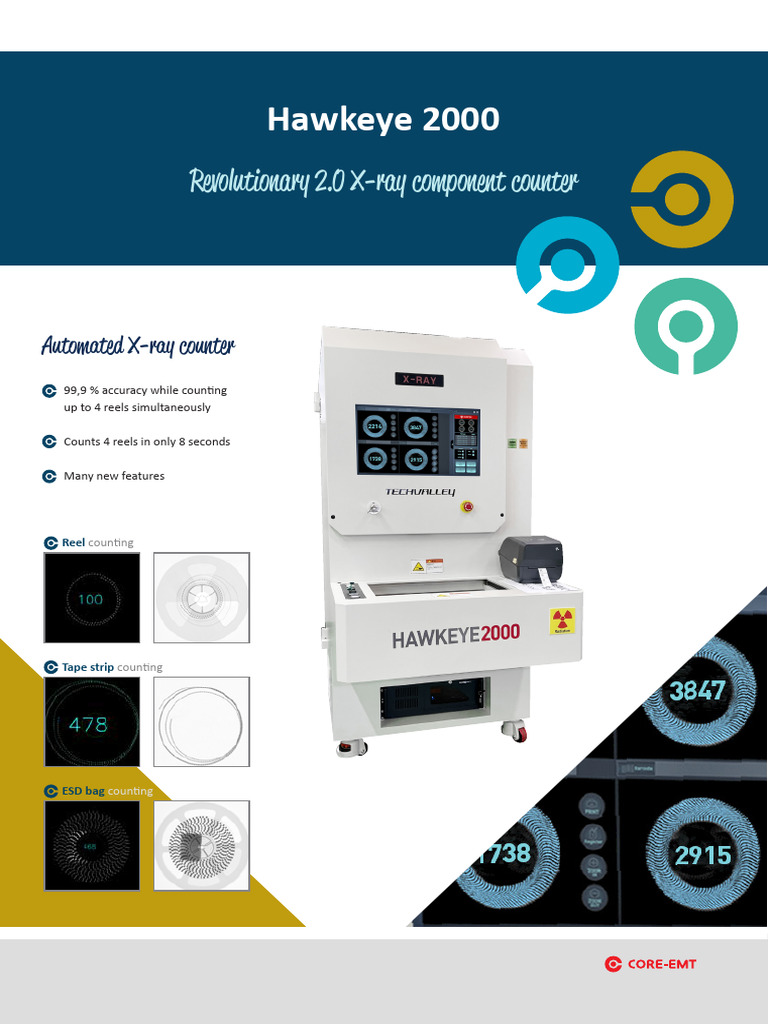 Hawkeye 2000 X-Ray Component Counter | PDF | Barcode | Manufactured Goods