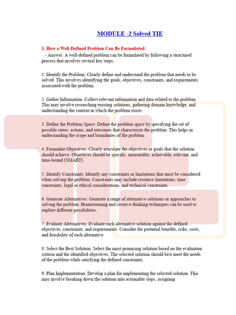 Module 2 Solved Pdf Algorithms Computational Problems 9624