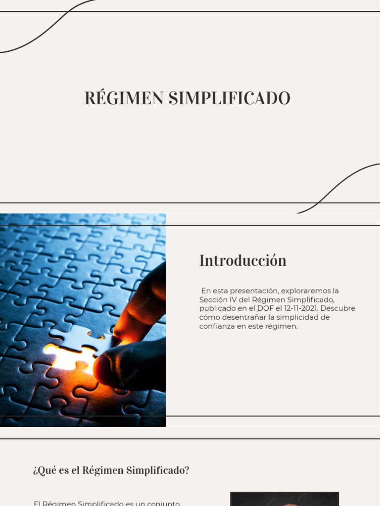 Régimen Simplificado | PDF | Economias
