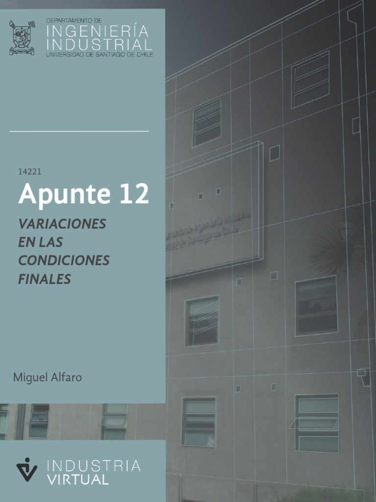 Condiciones Finales en Modelos Dinámicos | PDF | Optimización ...